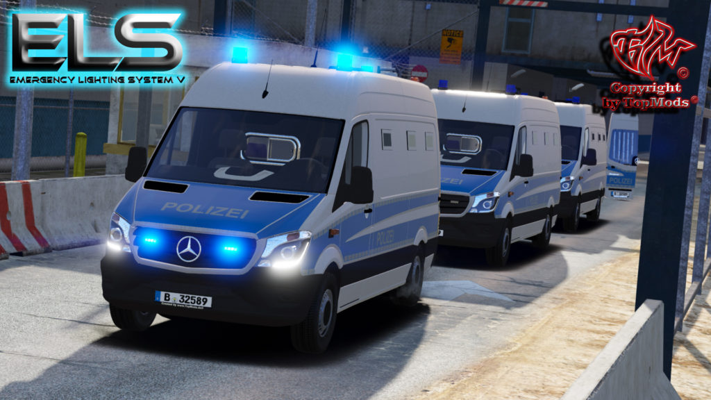 GTA 5 Mod – Mercedes-Benz Sprinter Facelift GefKW Berlin (ELS) – PC ...