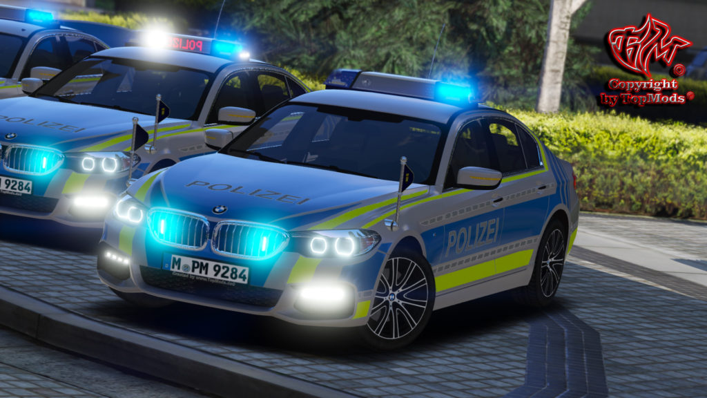 GTA 5 Mod – BMW 540i xDrive Polizei Bayern Style (ELS) [FIVEM] – PC ...