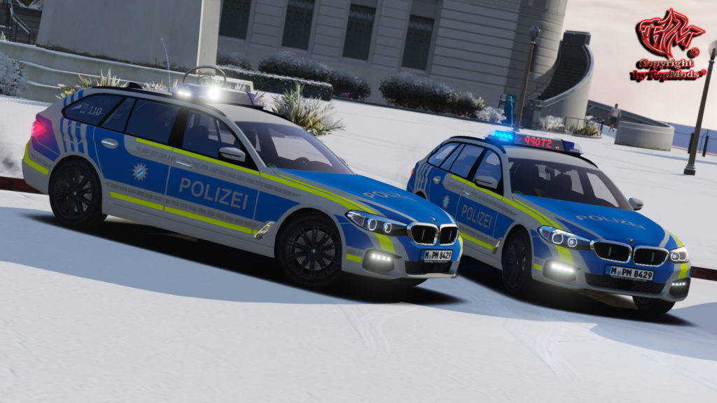 GTA 5 Mod – BMW 540i XDrive Touring Polizei Bayern (ELS) – PC Download ...