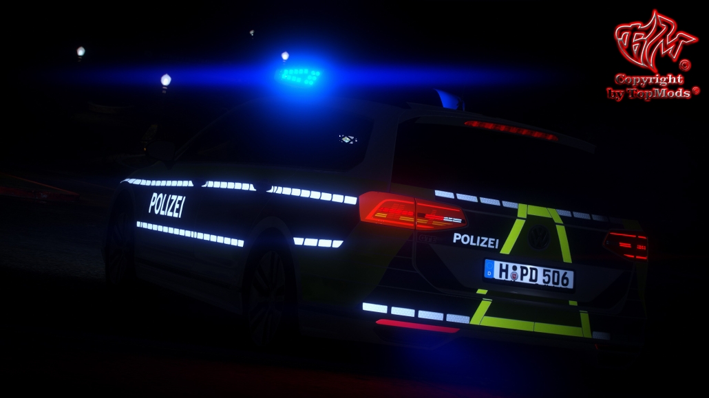 GTA 5 Mod – VW Passat B8 GTE DBS 4K Polizei Hannover – (ELS Addon OIV ...