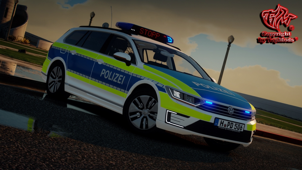 GTA 5 Mod – VW Passat B8 GTE DBS 4K Polizei Hannover – (ELS Addon OIV ...