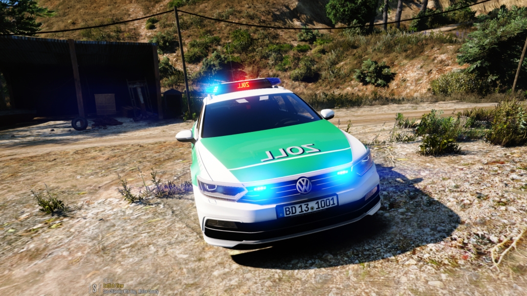 GTA 5 Mod – VW Passat B8 Polizei & Zoll – PC Download – TopMods© für ...