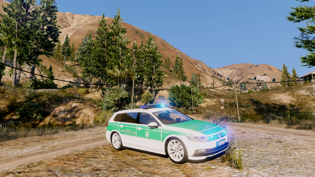 GTA 5 Mod – VW Passat B8 Polizei & Zoll – PC Download – TopMods© für ...