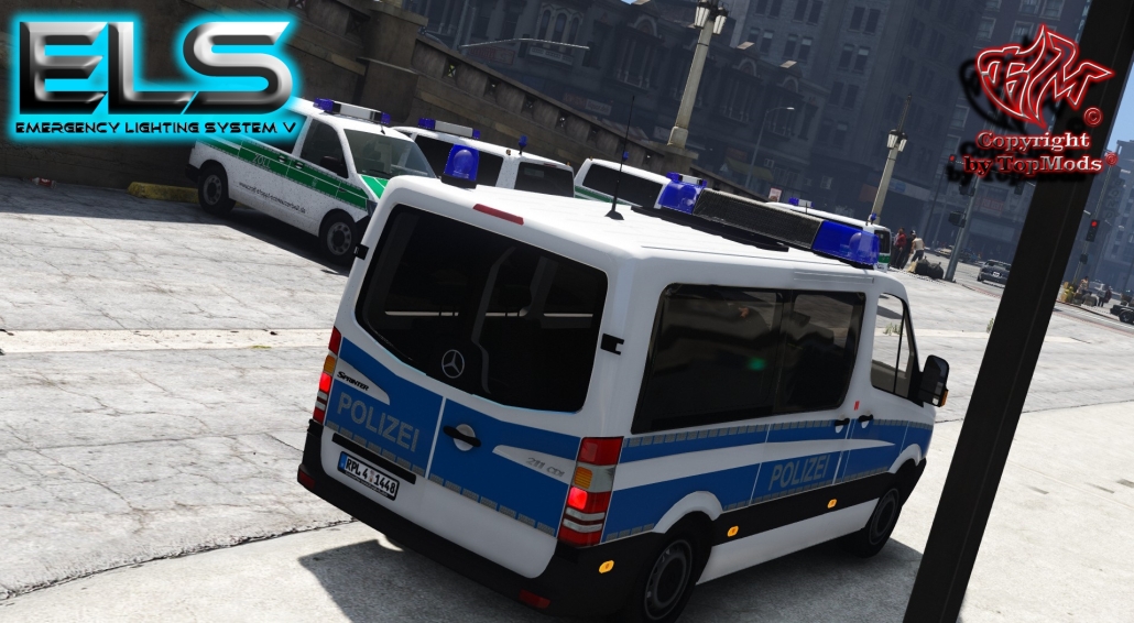 GTA 5 Mod – Mercedes-Benz Sprinter Polizei Bundesländer Pack – (ELS) PC ...